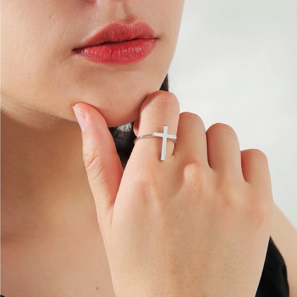 Jewelry | Silver Cross Ring | Poshmark